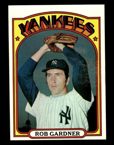 1972 Topps #22 Rob Gardner New York Yankees | eBay