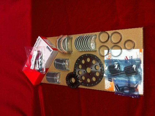 Cadillac 346 Engine Kit Rod+Main Bearings+Gaskets+Rings+Timing+Oil Pump ...