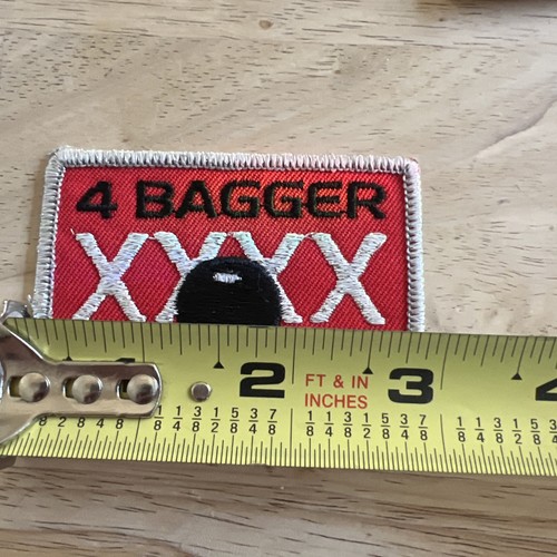 Vintage Bowling Patch 4 Bagger XXXX Red White Border | eBay