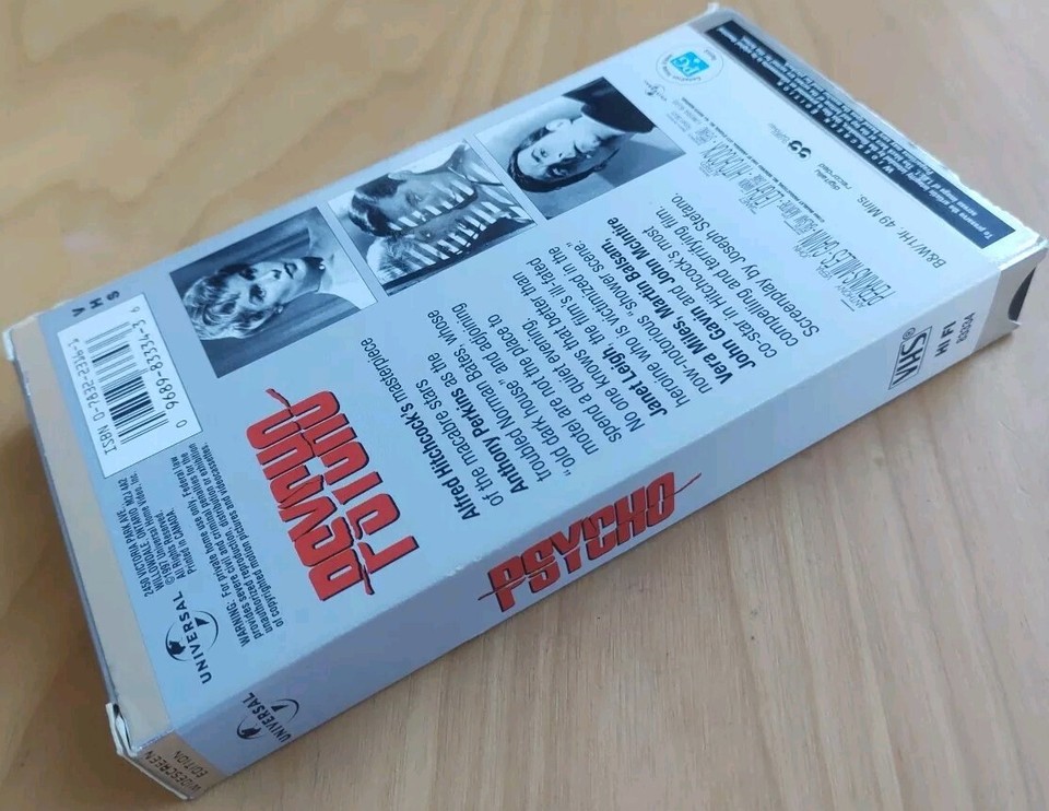 Alfred Hitchcock's Psycho (Universal Studios, VHS, 1997, Widescreen) 1960 Horror 96898333436| eBay