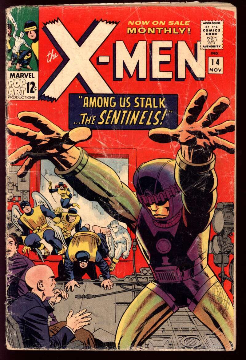 X-MEN #14 1.0 // 1ST APPEARANCE OF THE SENTINELS MARVEL 1965 | eBay