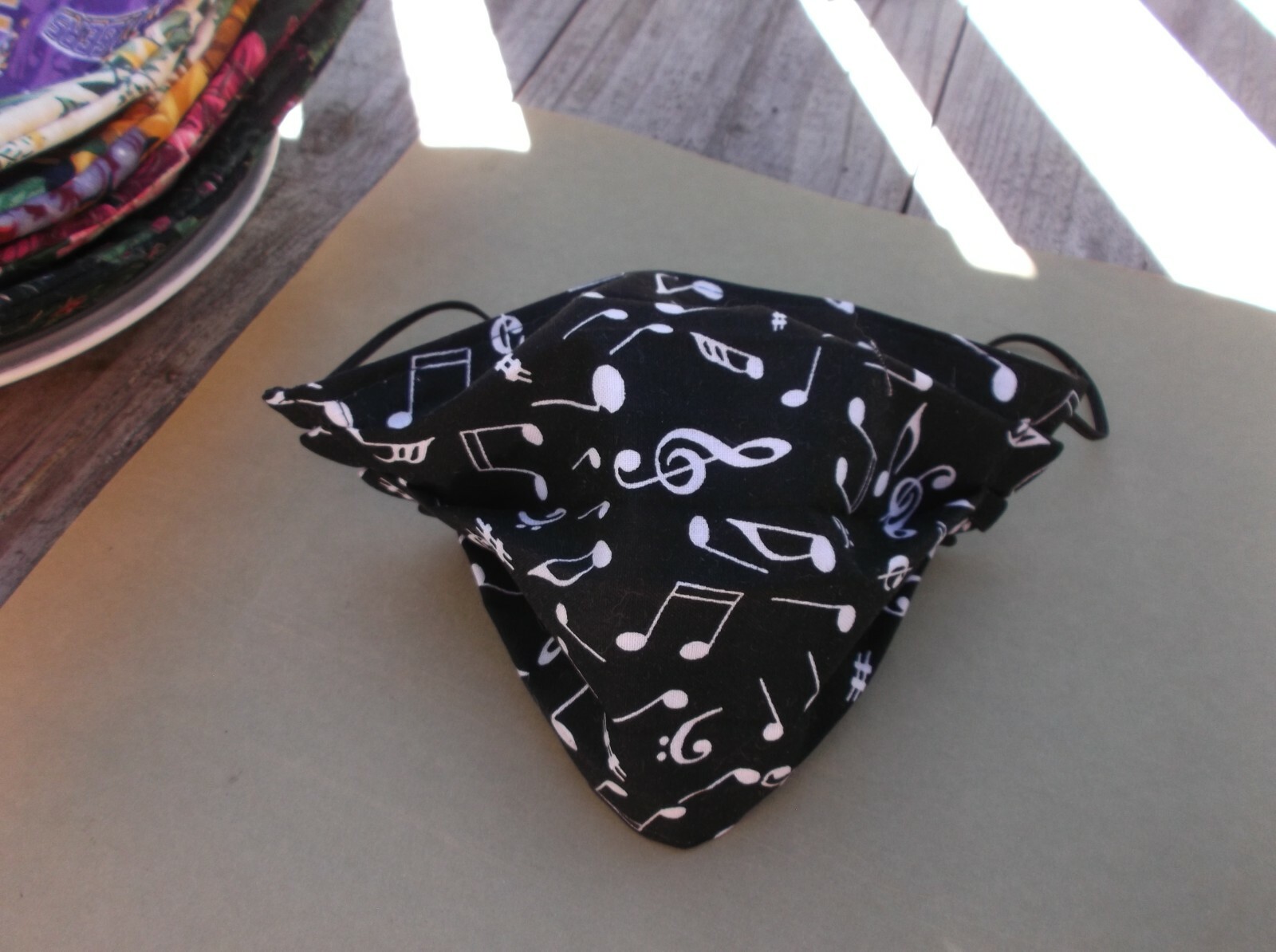 100% Cotton Mask - Music Notes and Symbols - 2 layers of fabric | eBay