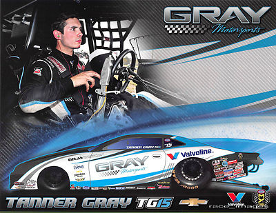 2017 TANNER GRAY "GRAY MOTORSPORTS" NHRA PRO STOCK HANDOUT / POSTCARD ...
