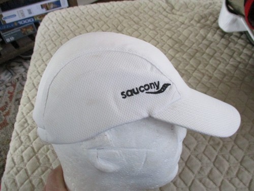 SAUCONY BRAND DRAWSTRING ADJUSTABLE BASEBALL RUNNING HAT CAP OFSA ...