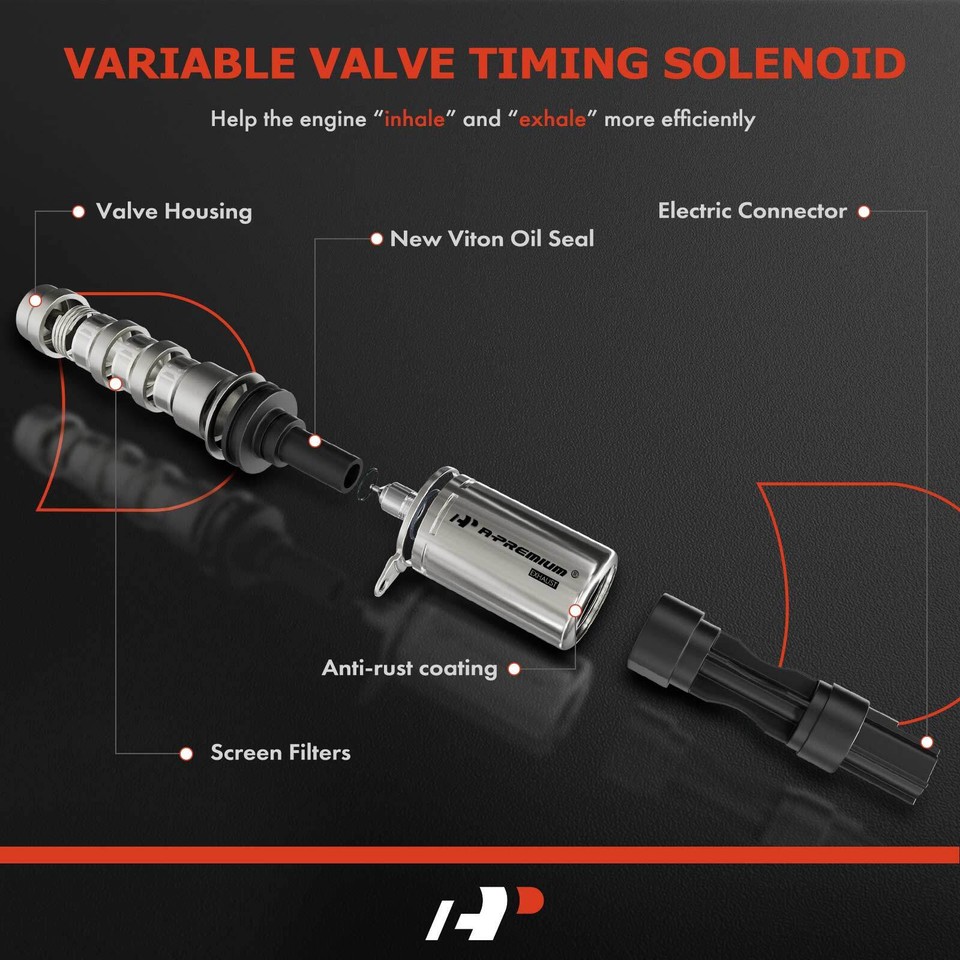 A-Premium 2PC VCT Variable Valve Timing Solenoid For 04-10 Ford F-150 ...