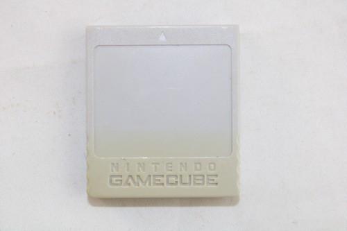 Genuine OEM Nintendo GameCube Memory Card 59 Blocks Grey DOL-008 | eBay