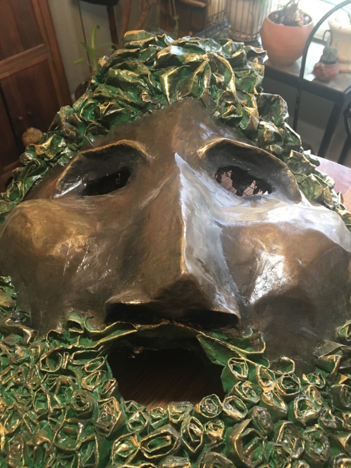 Vintage large paper Masha face 27”long and 20”wide | eBay