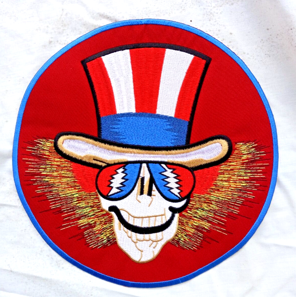 The Grateful Dead Uncle Sam Embroidered Large 9.1/2" x 9.1/2" Round Back Patch | eBay