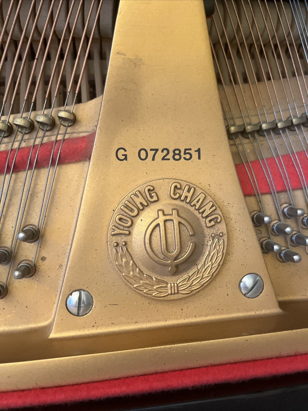 Young Chang Baby Grand Piano, Ebony G150 & Bench. Size:5'W x 5'L | eBay