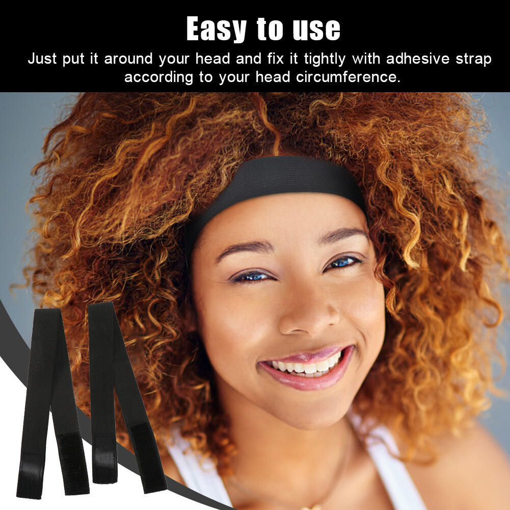 2pcs For Lace Adjustable Head With Edge Brush Hair Styling Elastic Wig ...