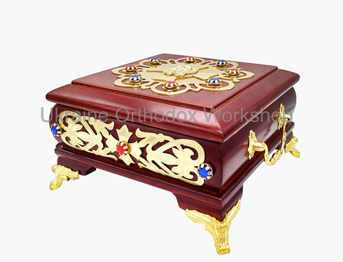Reliquary Box Orthodox Christian Carved Wooden Handcarved 6.86" | eBay