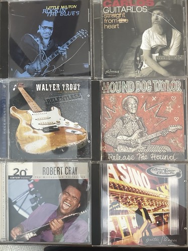 Blues CDs little Milton,Carlos, Walter Trout, hound dog, Taylor, Robert ...
