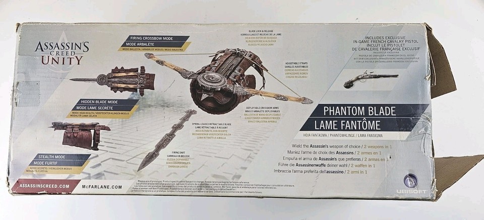 Ubisoft Assassins Creed Unity Phantom Blade Cosplay McFarlane New Open ...