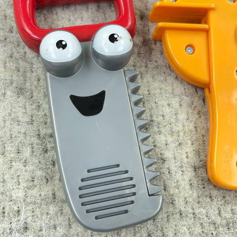 Fisher Price Handy Manny Dusty Saw Sounds And Orange Pipe Wrench 5" Lot ...