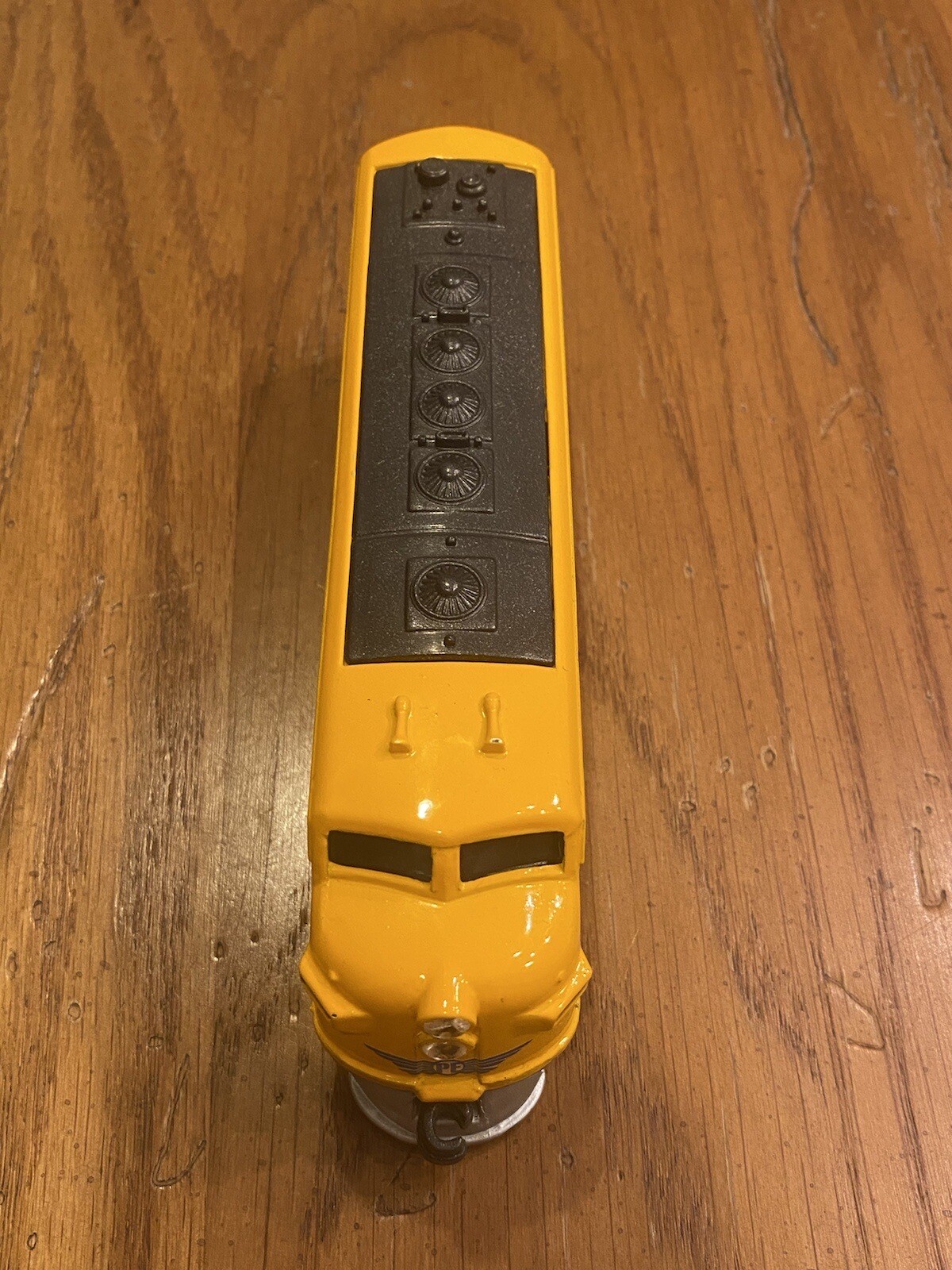 Yellow Pacific Express 1730 Pull Back Train Locomotive Engine Toysmith ...