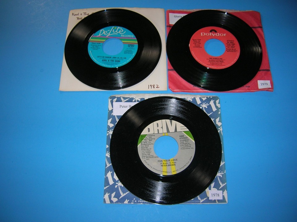 Lot of 3 Disco 45s - Gloria Gaynor / Kool & The Gang / Peter Brown | eBay