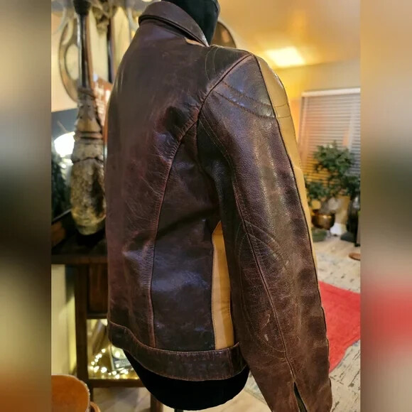 Vintage Genuine Leather Jacket by BRANDO London UK size Medium | eBay