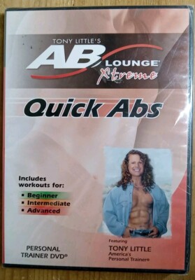 Tony Little's AB Lounge Xtreme Quick Abs DVD Sealed 2006 Exercise ...