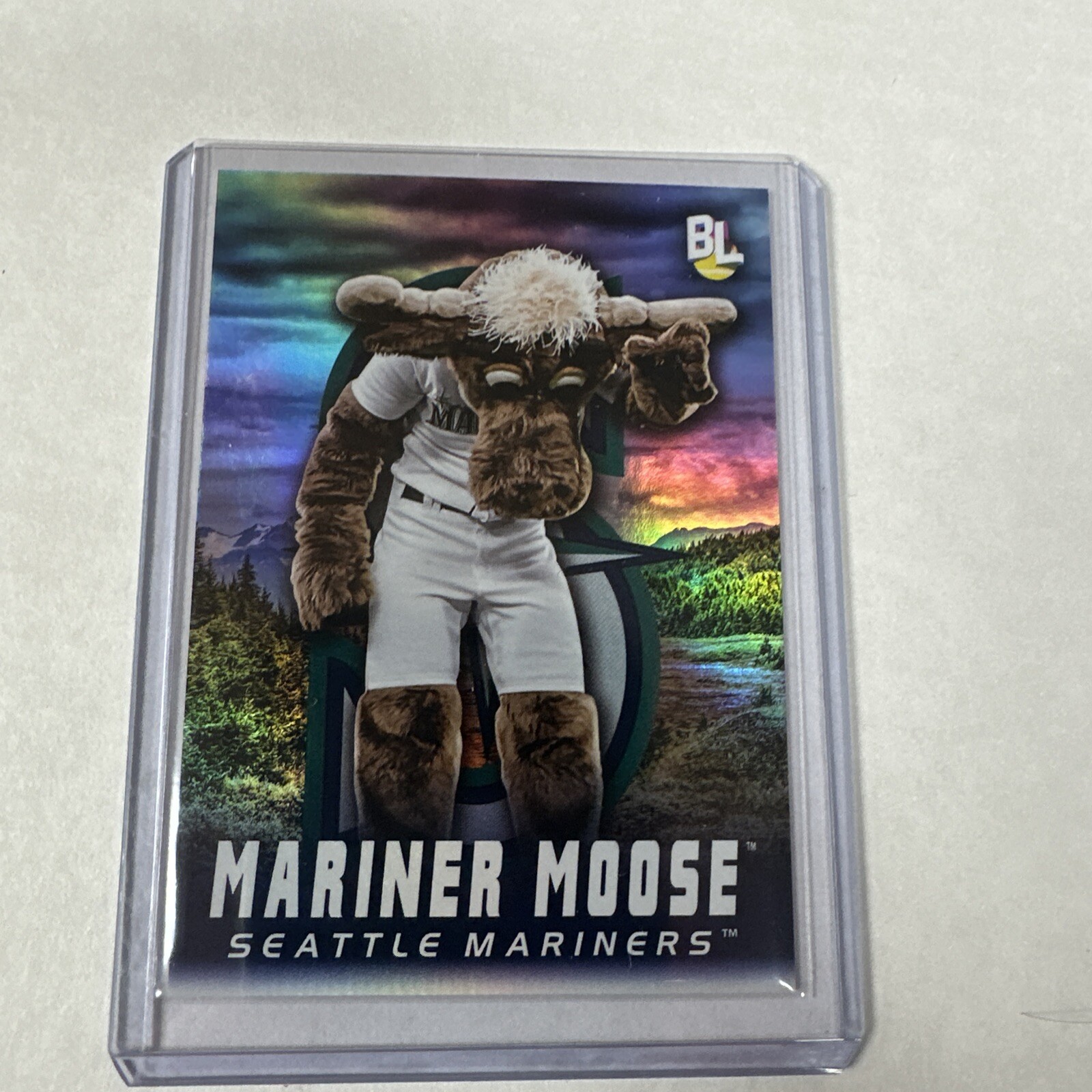 Mariner Moose Mascot foil Insert Topps 2023 Big league | eBay