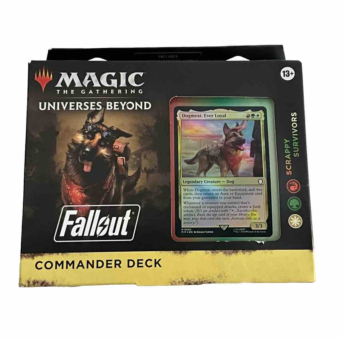 Magic The Gathering Universes Beyond Fallout Commander Deck Scrappy ...