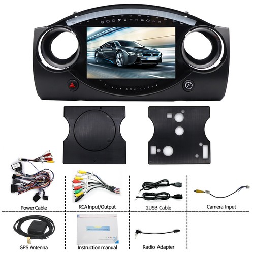 9" For 00-08 BMW Mini/Mini Cooper Carplay Stereo Radio GPS Nav Head ...