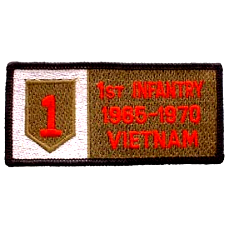 MILITARY EMBROIDERED PATCH - 1st INFANTRY BRIGADE VIETNAM -- IRON-ON ...