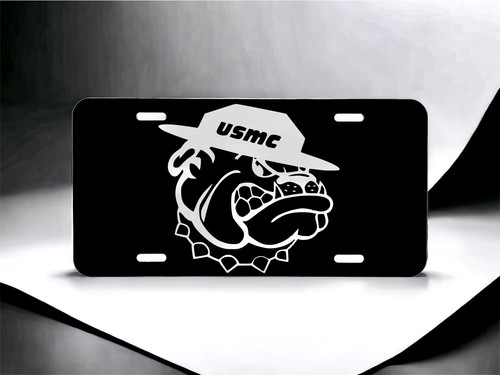 USMC Devil Dog!! Laser Engraved Front License Plate. For your car or ...