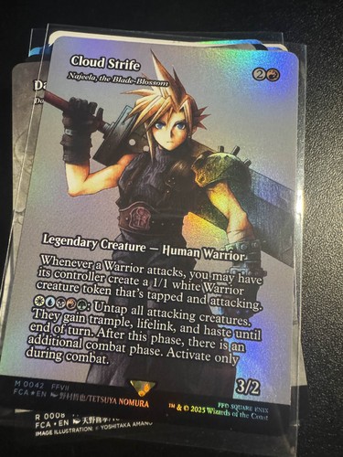 x1 Cloud Strife - Najeela, the Blade-Blossom - Foil - Showcase M MTG ...
