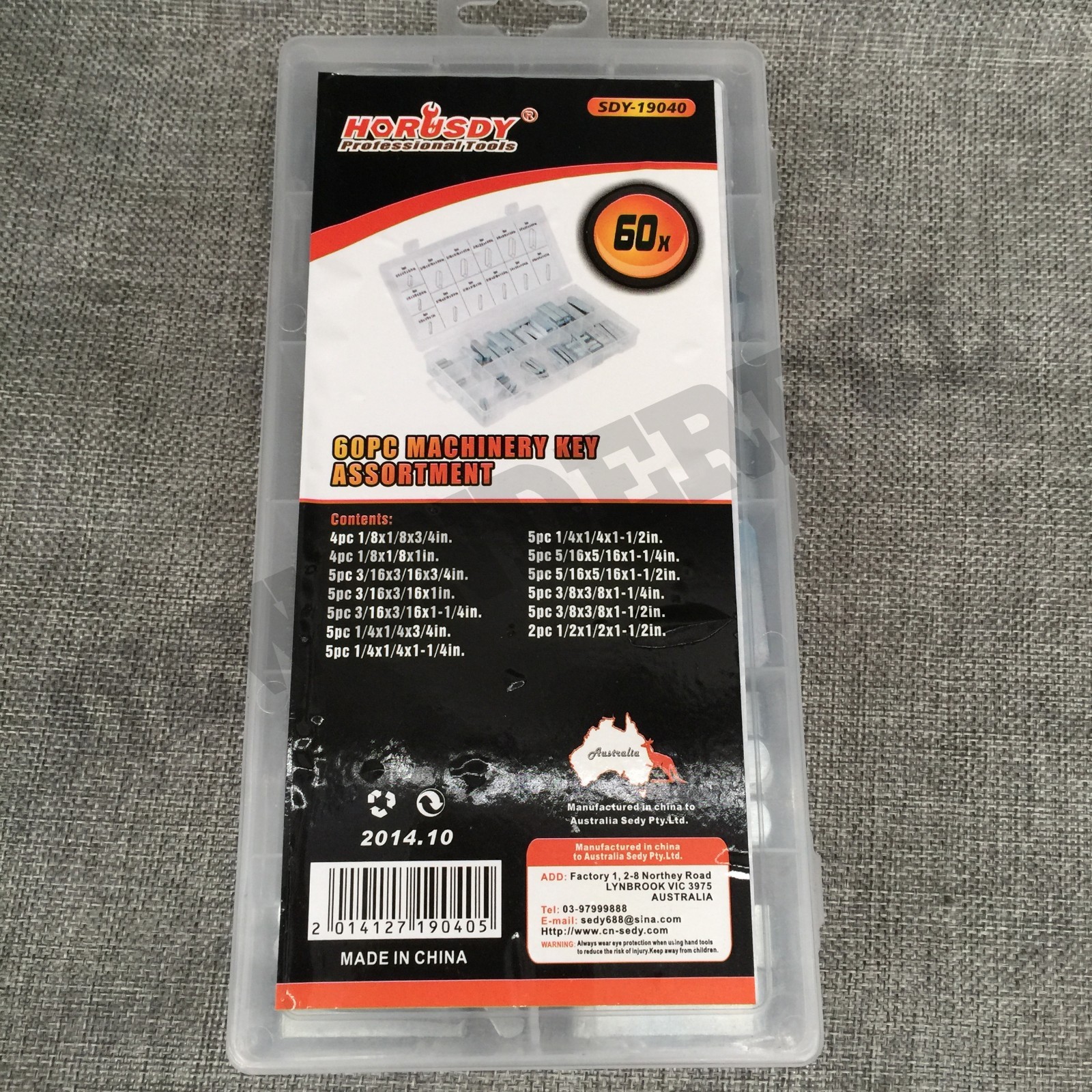 60Pcs set Professional Parallel Drive Shaft Key Round Ended Feather Key ...