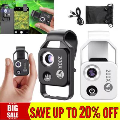 Nanozoom 200X Magnification Zoom Nanozoom Cell Phone Lens Nanozoom X200 ...