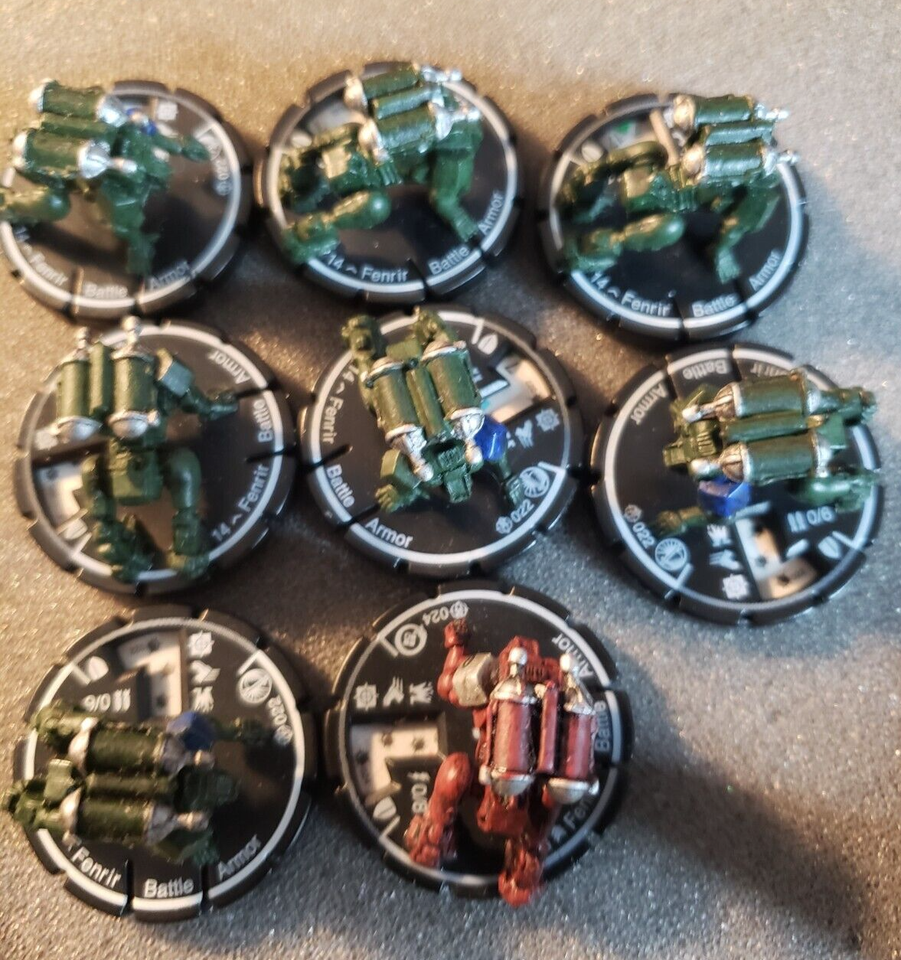 8X MechWarrior Fire For Effect Fenrir Battle Armor BattleTech (DS1D3 ...