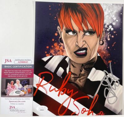 AEW All Elite Wrestling Ruby Soho Signed 8x10 Photo C Ruby Riott WWE ...