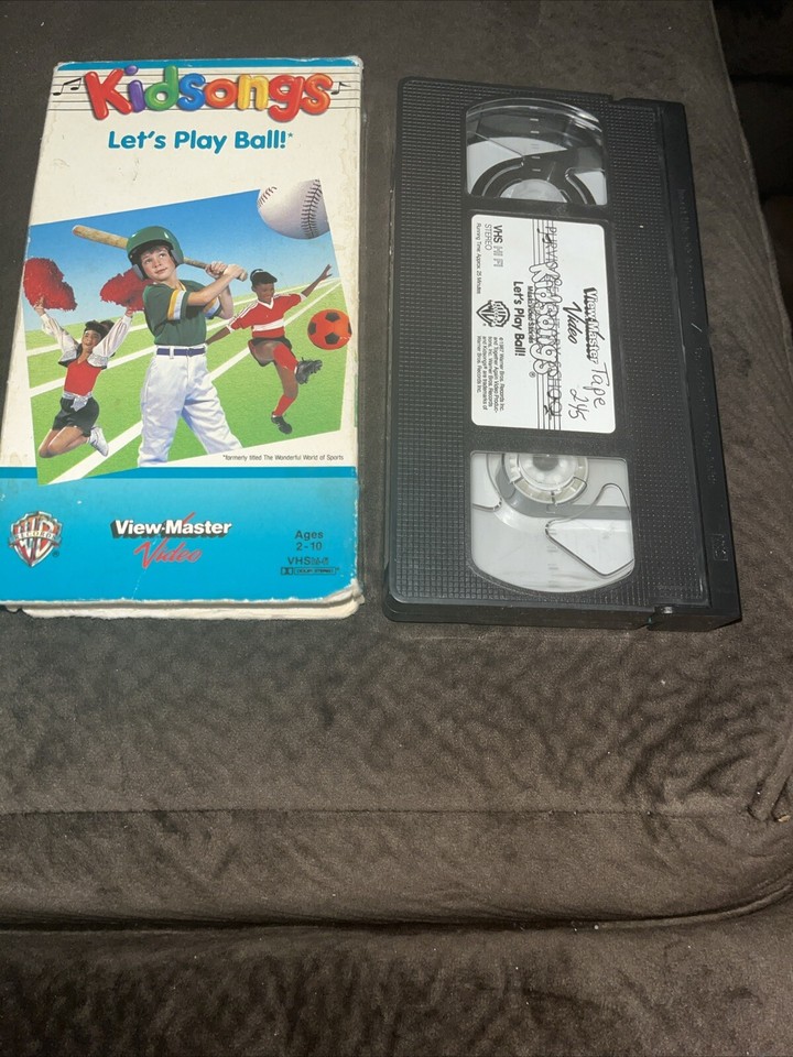 Vintage Kidsongs Let's Play Ball VHS 1990 View-Master Video Sing-a-Long ...