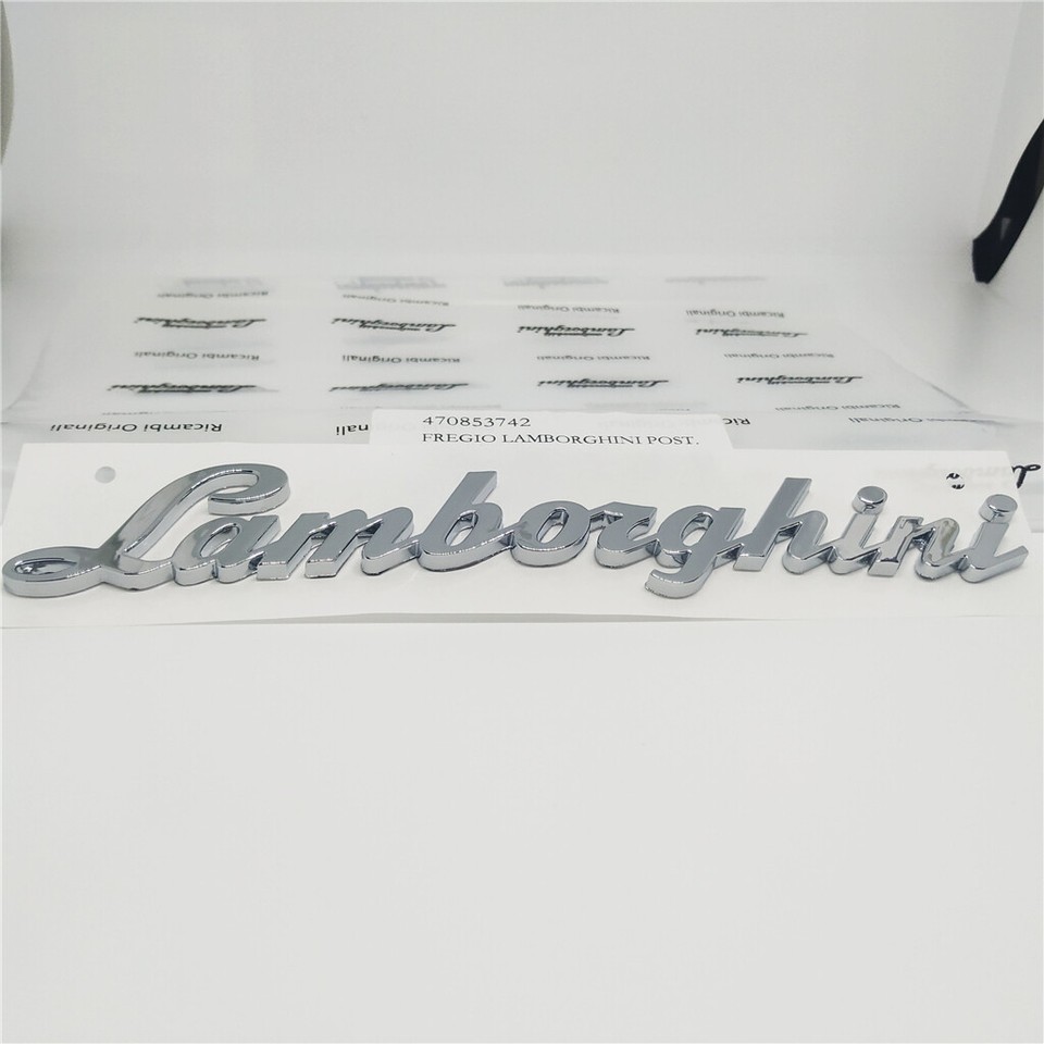 1XLamborghini Aventador LP700 LP720 LP750 Rear Script Emblem 470853742 ...