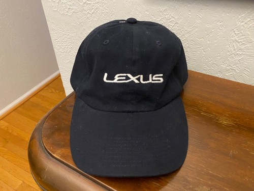 Lexus Hat Logo Cap Spell Out Embroidered Cotton Blue Strap Back ...