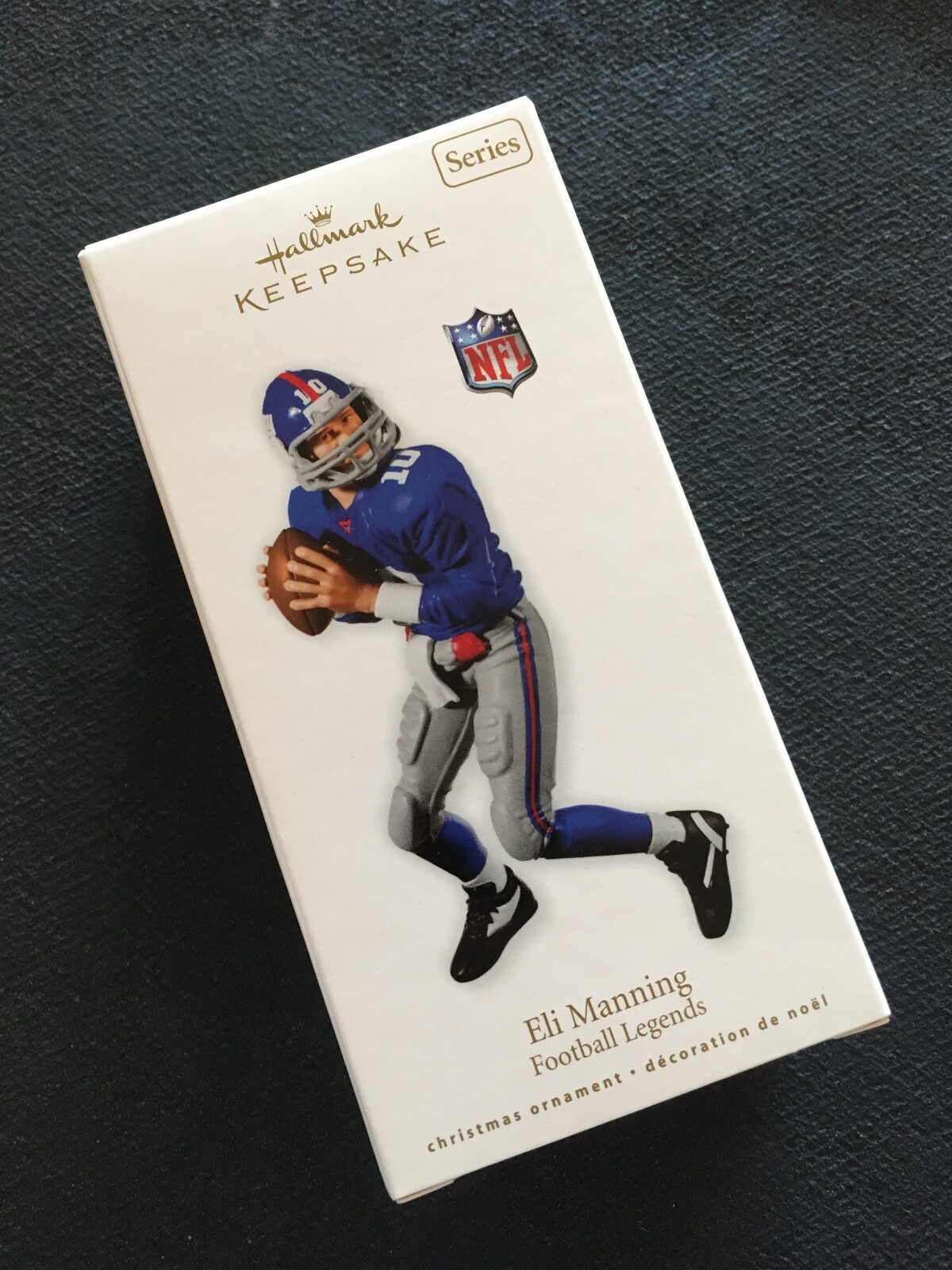 Eli Manning Hallmark Keepsake Ornament 2010 Football Legends Series | eBay