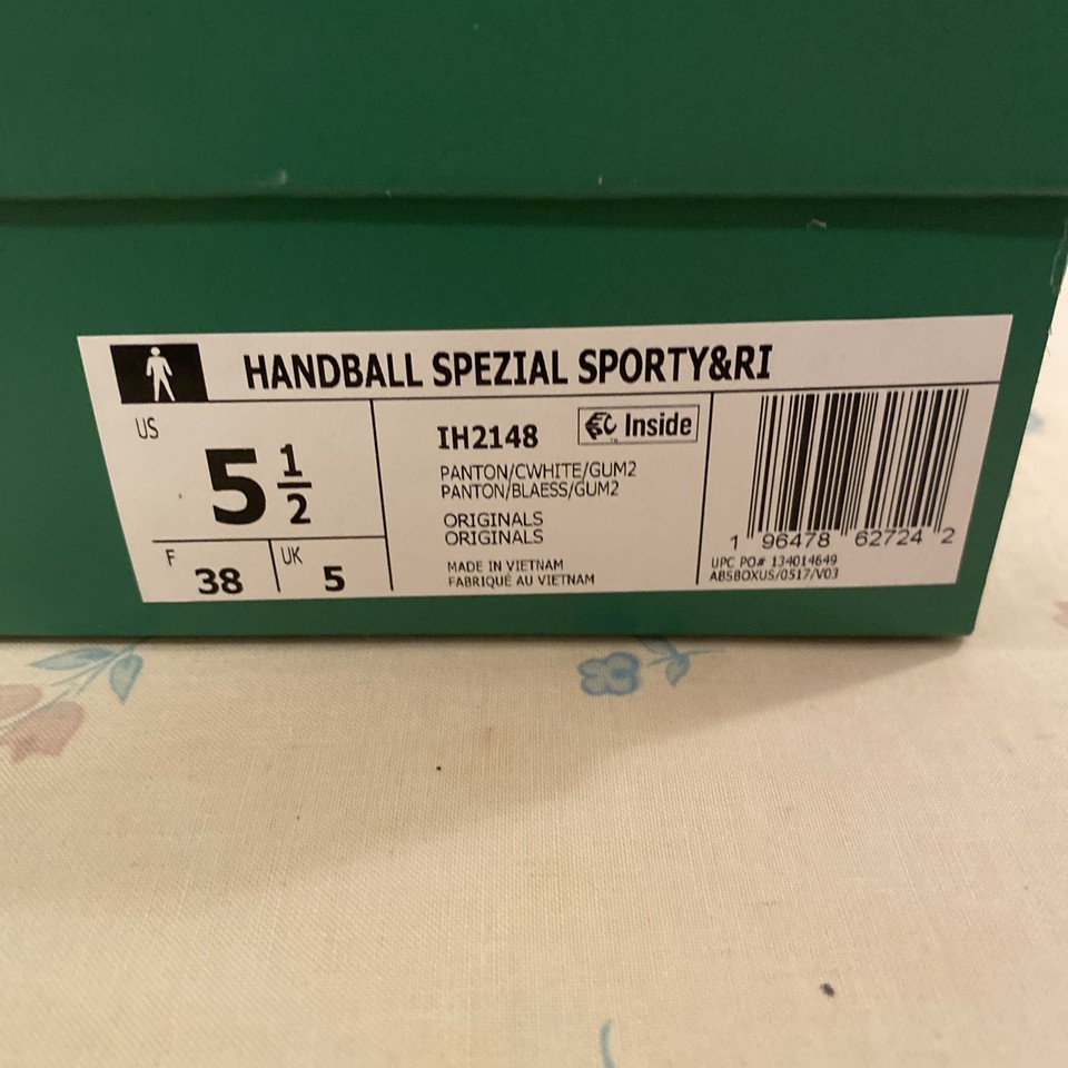 Size 5.5M - Adidas Handball Spezial x Sporty and Rich Green Gum IH2148 ...