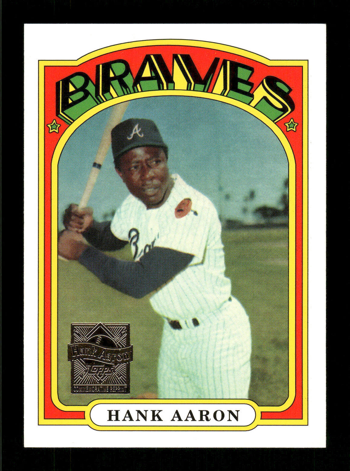 Hank Aaron 2000 Topps Hank Aaron Reprints #19 1972 Topps | eBay
