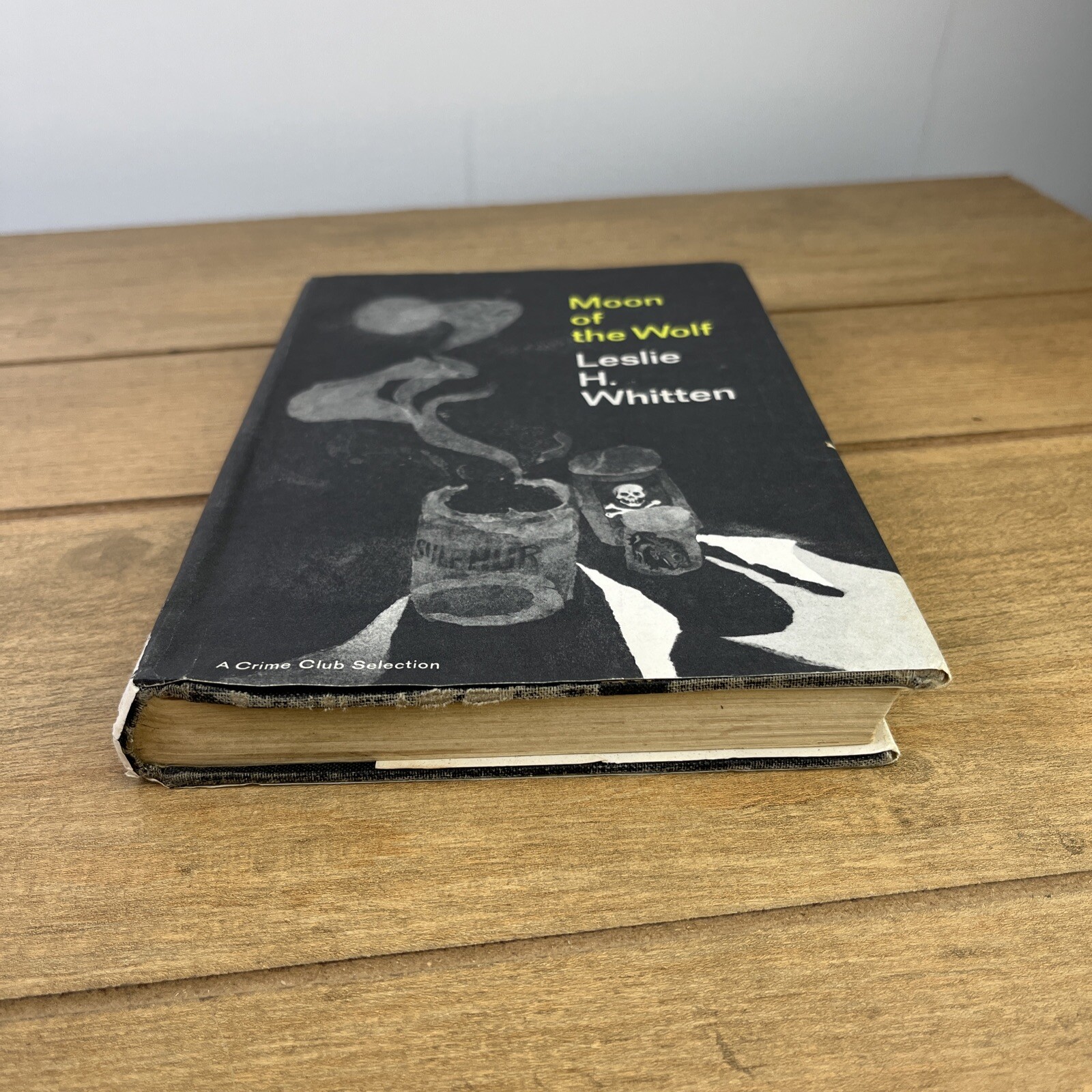 Vtg Book Leslie H Whitten Moon of the Wolf First Edition Crime Club ...