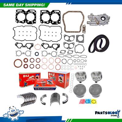 DNJ EK722CM Master Engine Rebuild Kit For 07-15 Subaru Impreza 2.5L ...