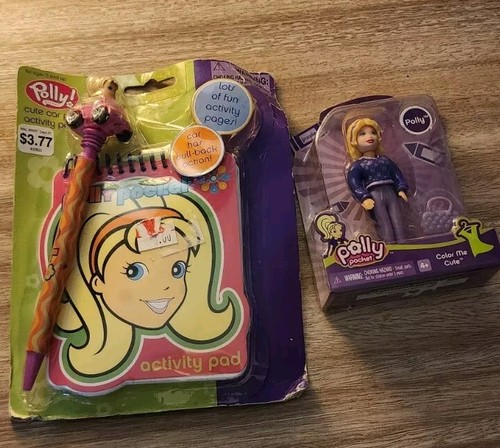 New Polly Pocket Color Me Cute And Activity Pad | eBay