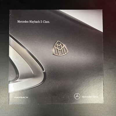 2015 Mercedes Benz Maybach S-Class S600 Original Car Sales Brochure ...