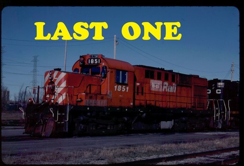 NBEC OTTAWA CENTRAL RS18 1851 ex CPR KODACHROME ORIGINAL SLIDE | eBay