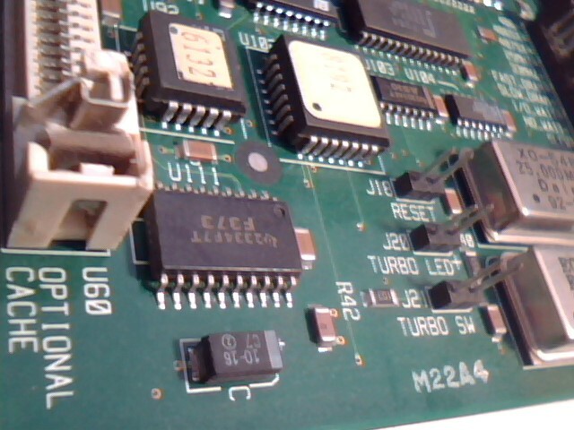 Honkin Big 486 Motherboard Anigma AN486EISA EISA ISA slots rare CPU ...