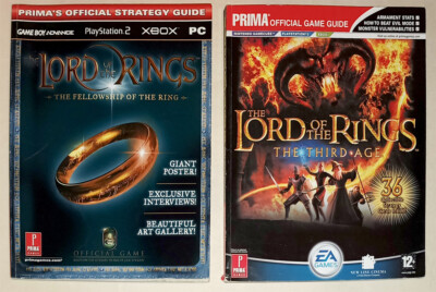 Lord of the Rings Fellowship of the Ring + Third Age Prima Strategy ...