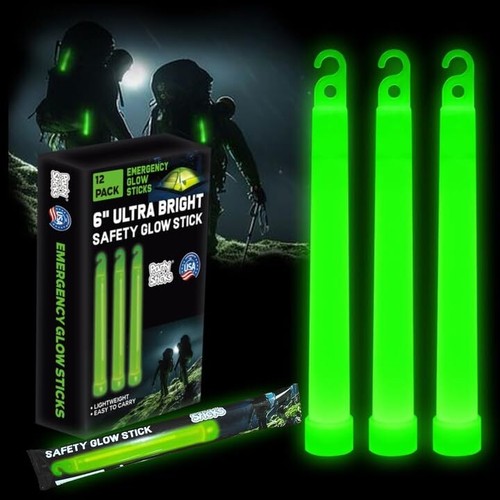 PartySticks Green Glow Sticks Emergency Chem Lights (6", 12 Pack) | eBay