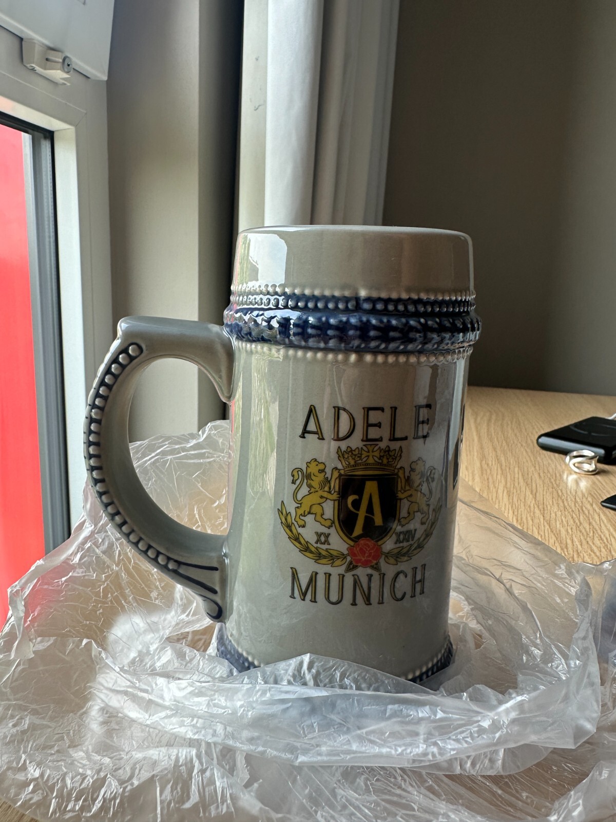 BEER STEIN ADELE MUNCHEN MUNICH BIER KRUG MUG 2024 AUGUST CONCERT | eBay
