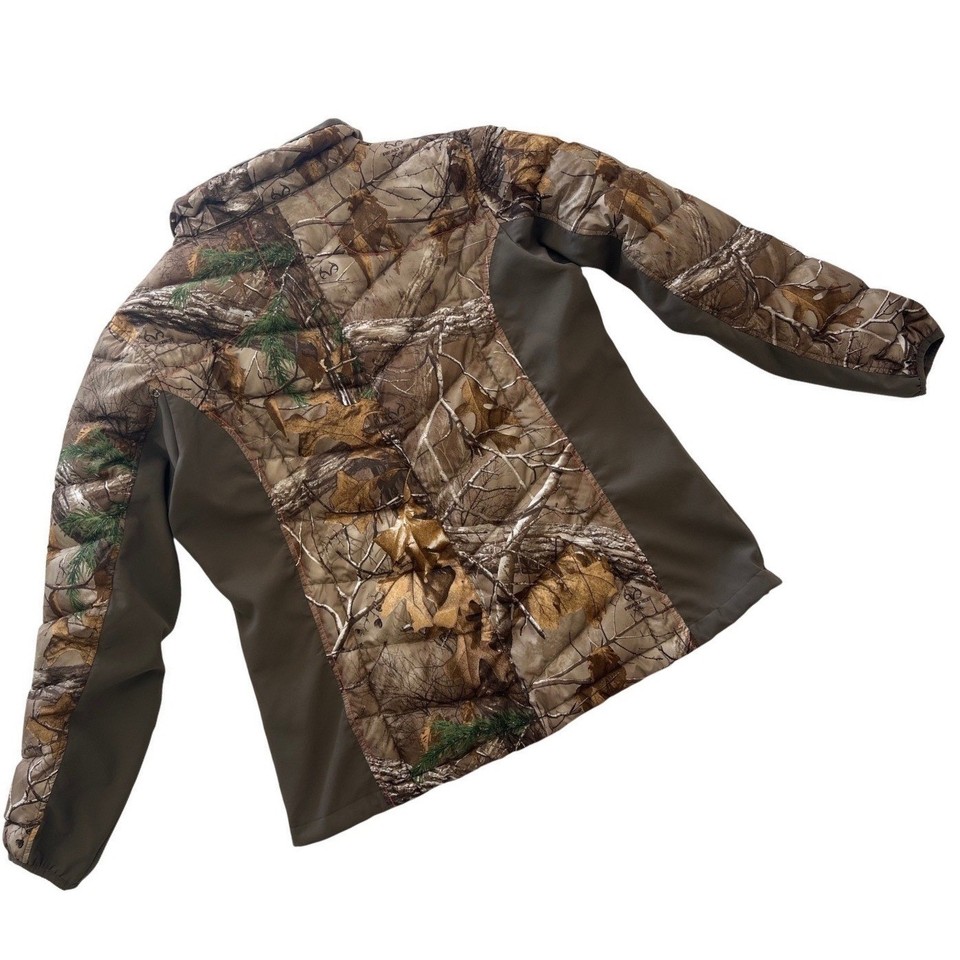 Game Winner Ladies Realtree Camo Down Puffer Jacket Insulated Warm ...