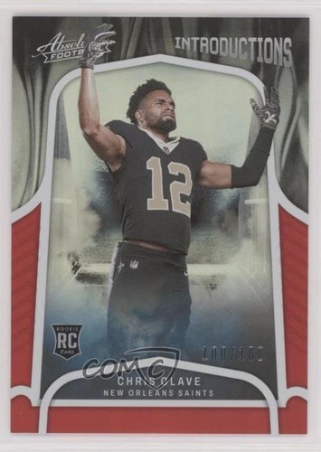 2022 Panini Absolute Introductions Spectrum Red /100 Chris Olave Rookie ...