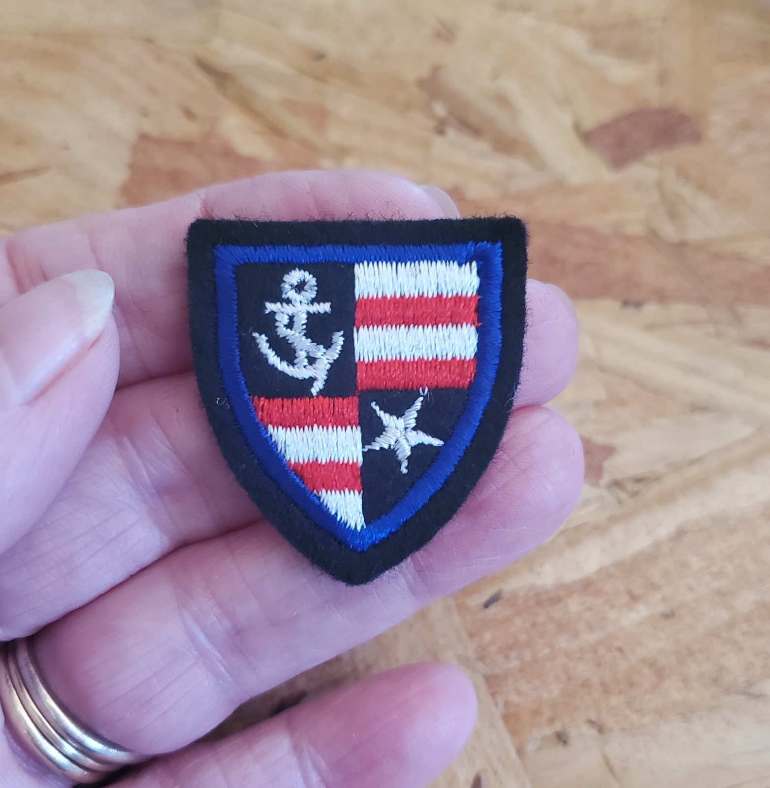 Nautical - Shield - Sailing - Sailor - Crafts - Embroidered Iron On ...